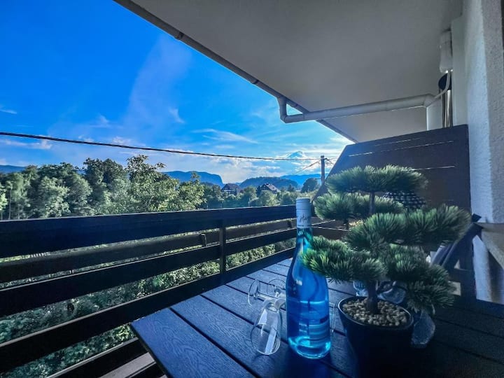 Bled Vista Apt 3 | Private Balcony | Free Parking - Bled