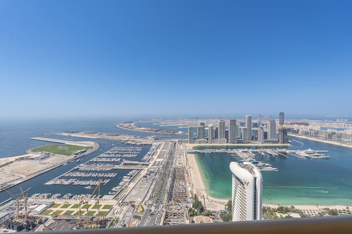 Stylish 1bhk In Elite Residences, Marina | Balcony - Dubai Marina