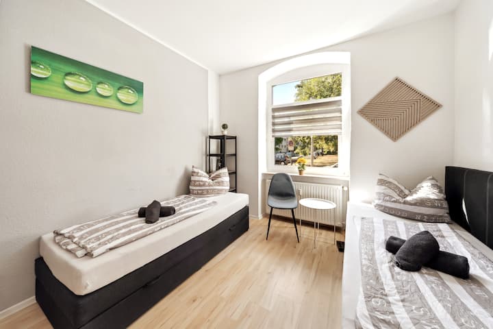 Schöne Erdgeschoss-fewo F.4 Pers - Halberstadt