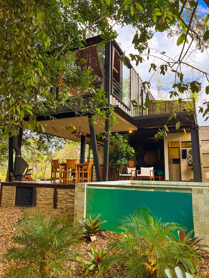 Casa Container Jungle Box Piri - Pirenópolis