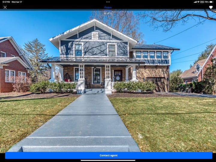 Charming 4-bedrm Craftsman Home - Abingdon, VA