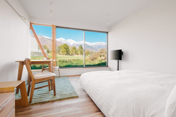 Passage: Stunning Alps Mountain View &24-hr Lounge - Hakuba