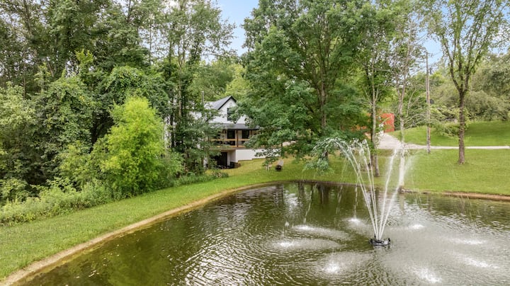 Salt Fork Luxury Stay: 2 King, 1 Queen, Twin Bunk - Salt Fork State Park, Lore City