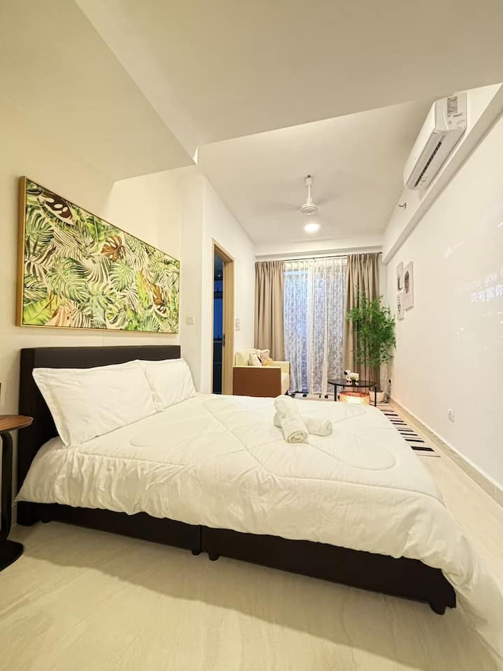 Premium Cozy Suite Rooftop Pool Klcc-1080hdnetflix - Kepong