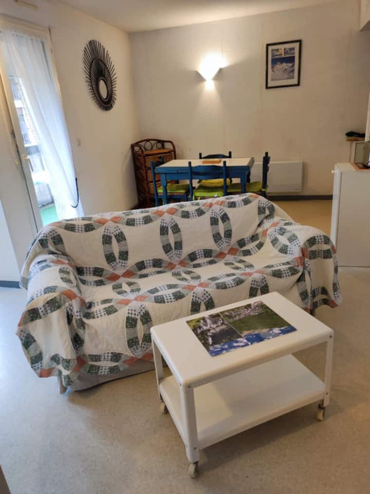 Grand Studio Balcon Parking - Aulus-les-Bains