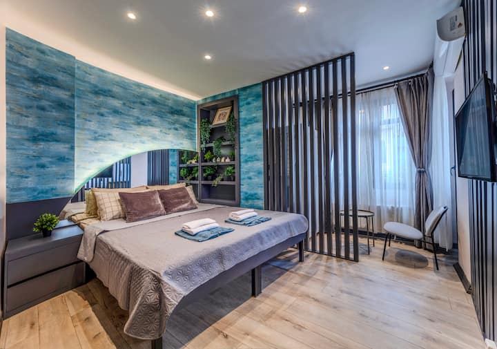 Charming Design•w Balcony| In The Taksim | Karaköy - Turkey