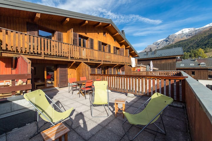 Magnifique Pied À Terre À Val Cenis - Terrasse Sud - Termignon