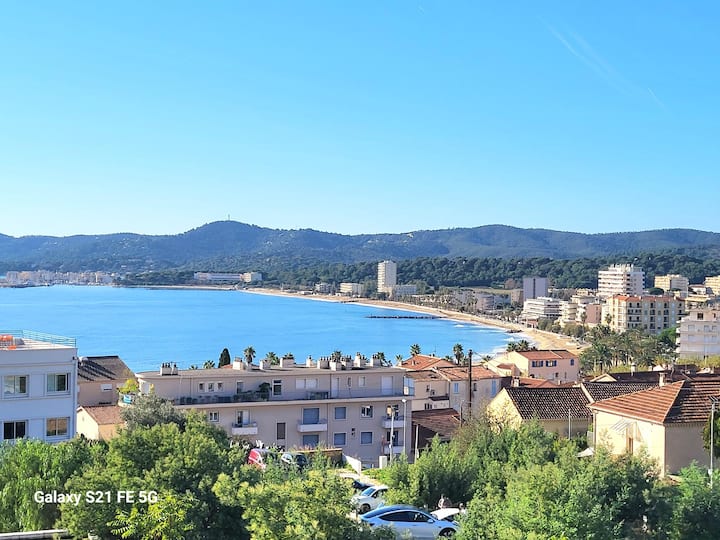 Villa Bleu Azur Vue Sur Mer. - Le Lavandou
