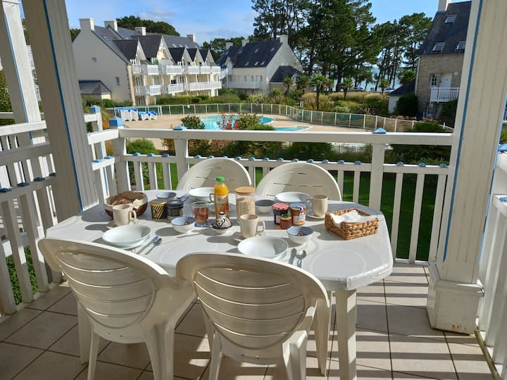 A11 -Appartement Vue Mer Piscine - Fouesnant