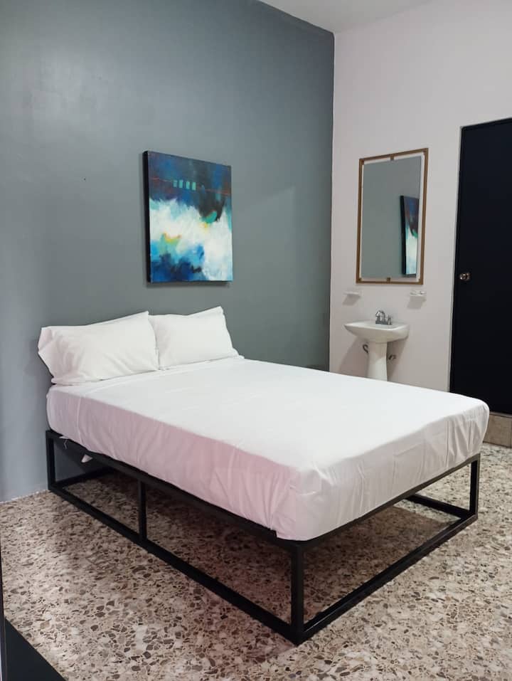 Habitación A 10 Min De Pal Norte Con Tv/ac - Monterrey