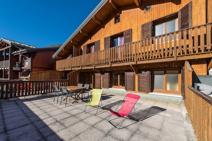 Ravissant Appartement À Val Cenis - Terrasse Sud - Lanslevillard