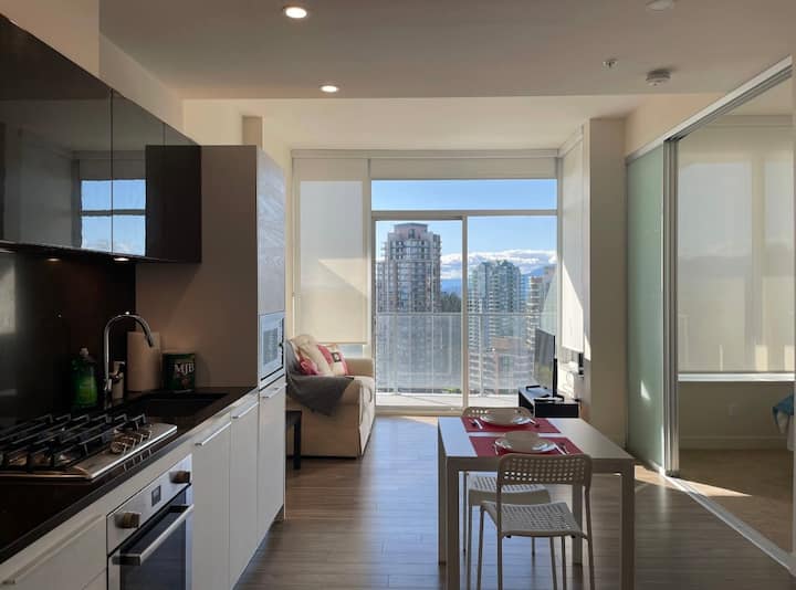 Oasis View 1b+1b Metrotown Skytrain - Burnaby