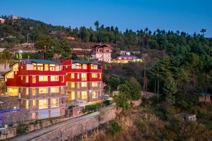 2br Nook-elysium Estate W/inhouse Meals/hillview - Mashobra