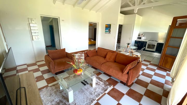 Au Vent Des Alizes - 2chambres/2 Sdb - Plage à 2mn - Deshaies