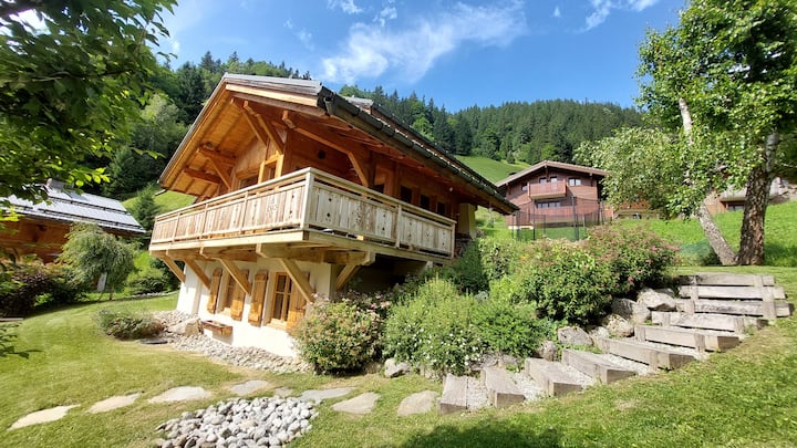 Grand Et Luxueux Chalet 250m2 Hamman Vue Montagne - Les Contamines-Montjoie