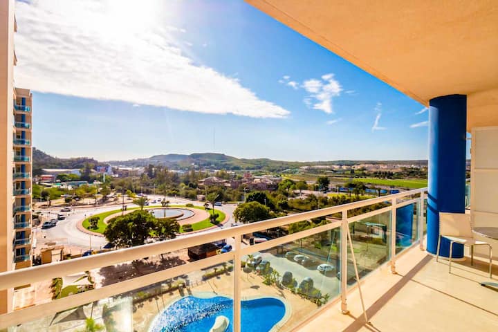 Unique Apartment Panoramic View To Pool & Mountain - Guardamar del Segura