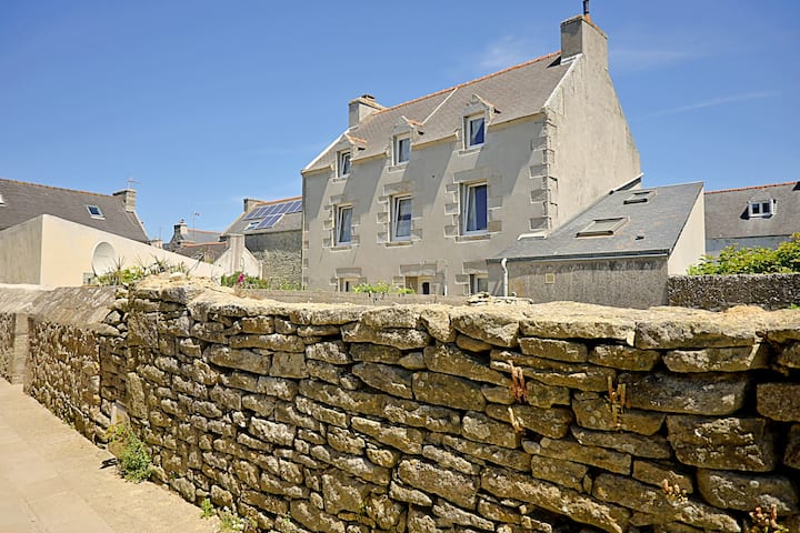 Chambre Marine Dans Gîte Ty Mab - Ile De Sein - Île de Sein