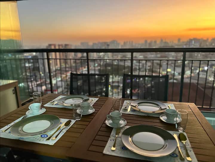1gru Airport (8km) | 2 Dorms | Bosque Maia - Guarulhos