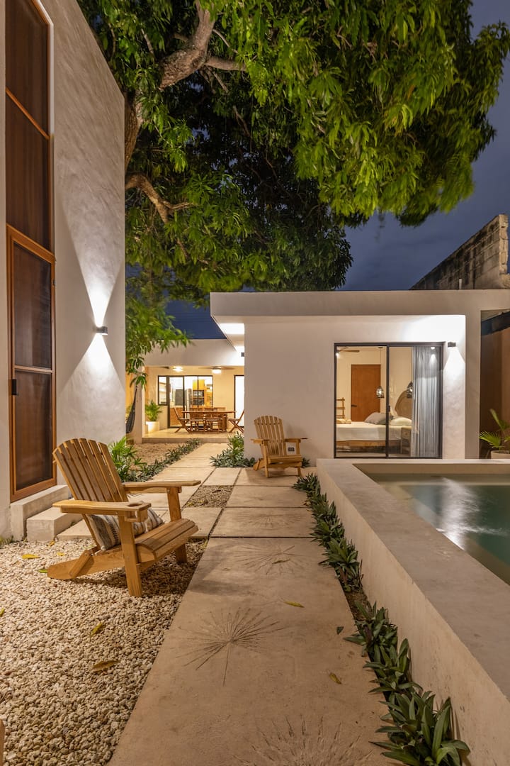 Pool-parking-hamaca-washer-ac In All The House. - Mérida, México