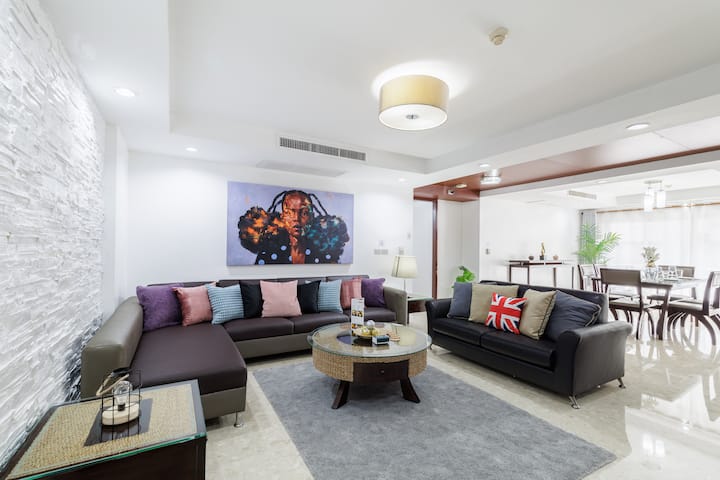 Quiet Luxury 3br Suite • Hotel Service • Nana Bts - Bangkok