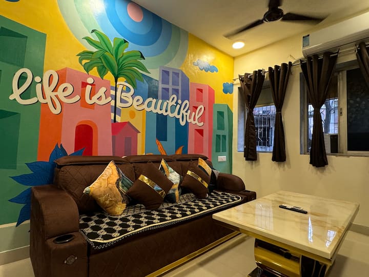 Economical 2bhk- 7mins Bkc Wi-fi| 55tv| Kitchen - Mumbai