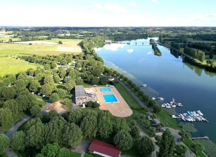 Camping De Thoissey - Safaritent 6p - Belleville, France