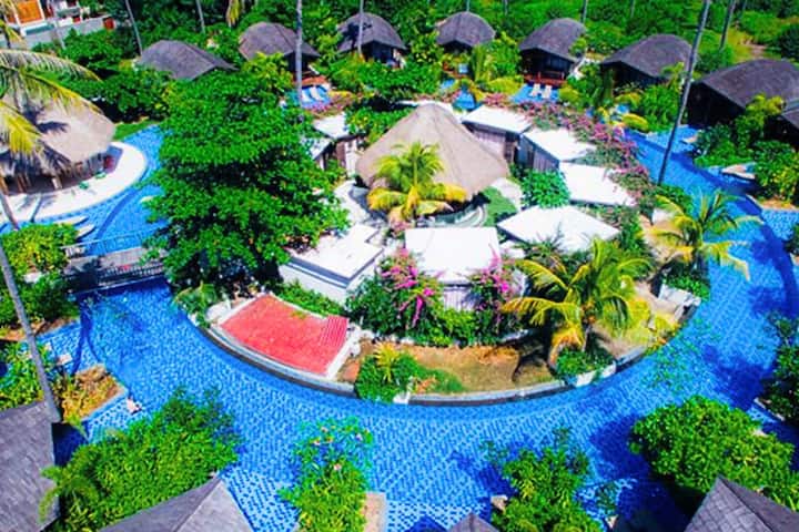 Lily Beach 1 Br House With Lagoon And Beach - Gili Islands