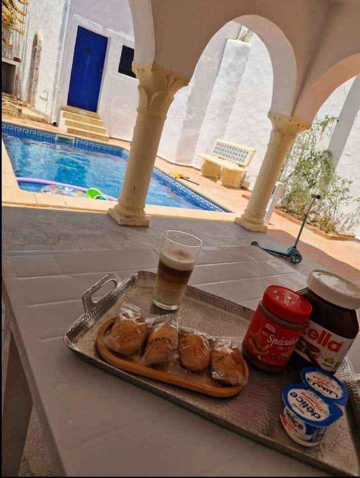 Charmante Maison Avec Piscine - Zarzis