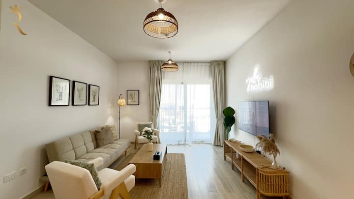 Blush Pearl 1br Water's Edge - Poolside Getaway - Abu Dabi