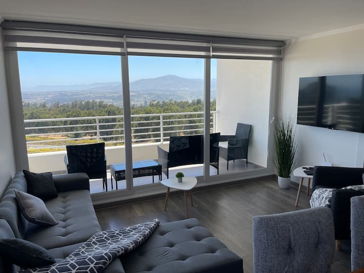 Dpto 3h 2b  Alto Montemar Concón - Concón