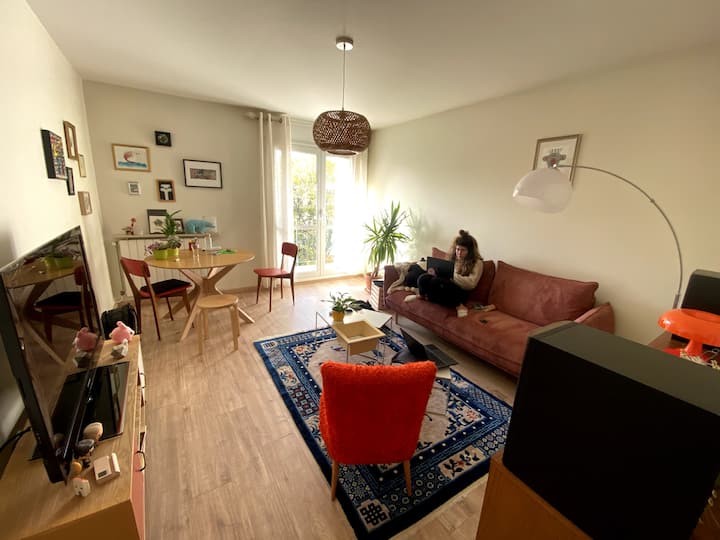 2 Chambres, Apt Lumineux Proche Bagatelle - Gradignan
