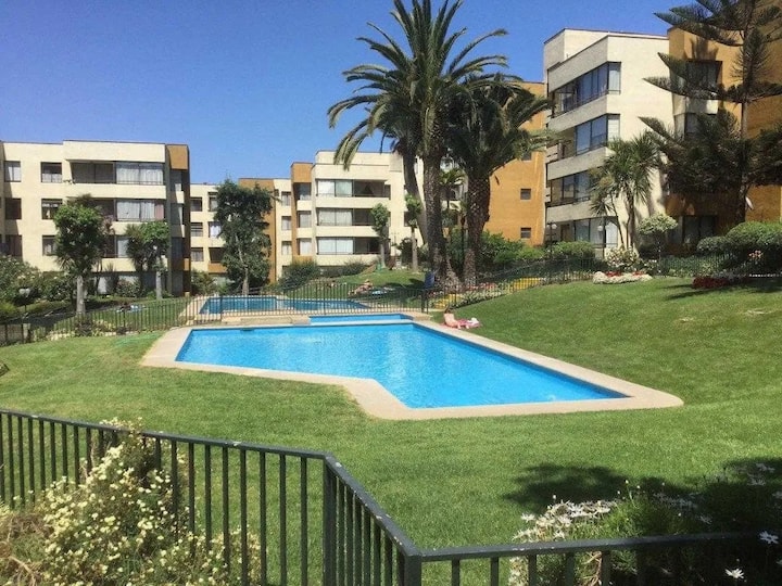 Depto. Condominio En Reñaca - 比尼亞德爾馬