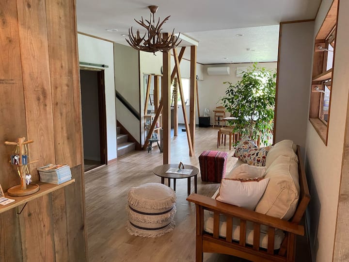 スタンダードツインソファベッド付き_205 自然に囲まれた癒しの空間で素敵な時間を - Nagano