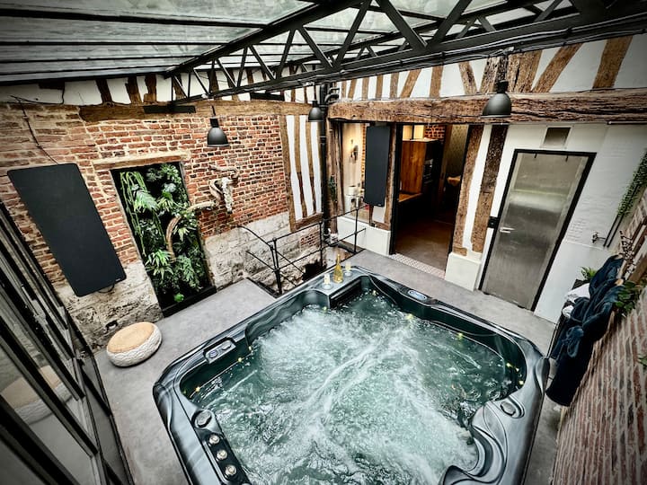 Atelier 1742 - Rouen Atypique - Jacuzzi & Parking - Bois-Guillaume