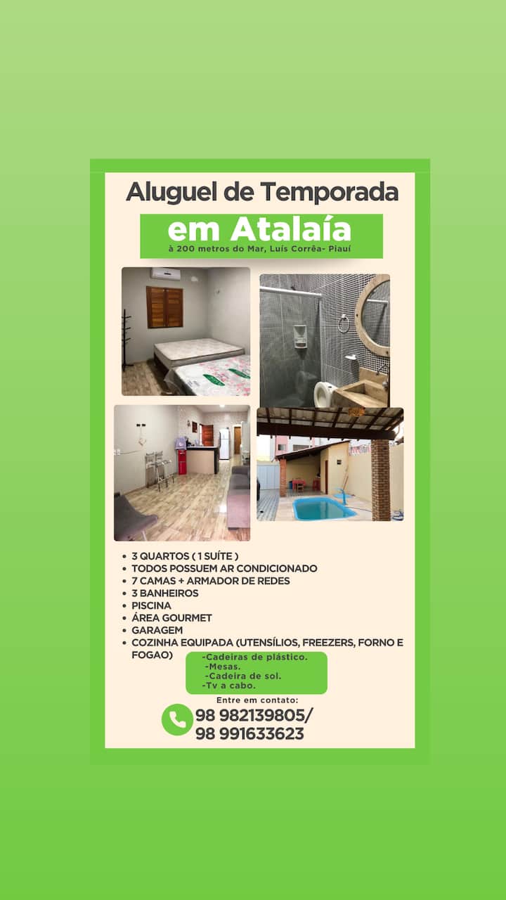 Casa De Praia Atalaia - Luís Correia