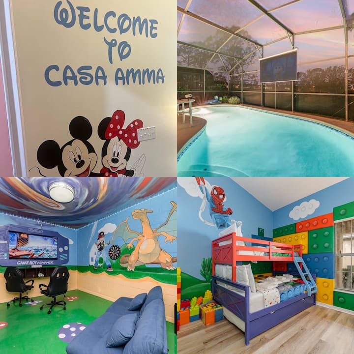 Casa Amma. Game & Lego Room. Golf.heated Pool.home - Haines City