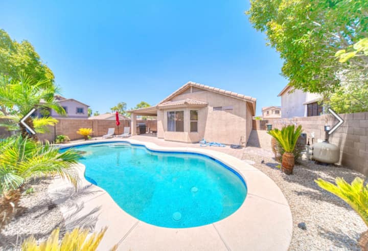 Sleeps 6 • 3br Pool Home Near October Events! - Estrella Mountain Regional Park, Goodyear