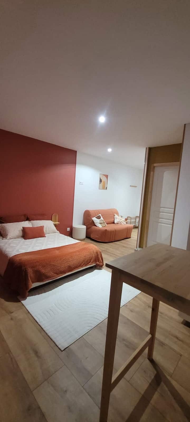 Chambre Terracotta -Indépendant Et Autonome - Artenay