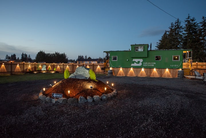 The Caboose! - Olympic Game Farm, Sequim