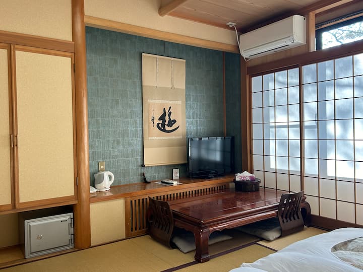 山中湖歩き5分、富士ビュー、樹美縁206、room Only, No Meals Included. - 富士山