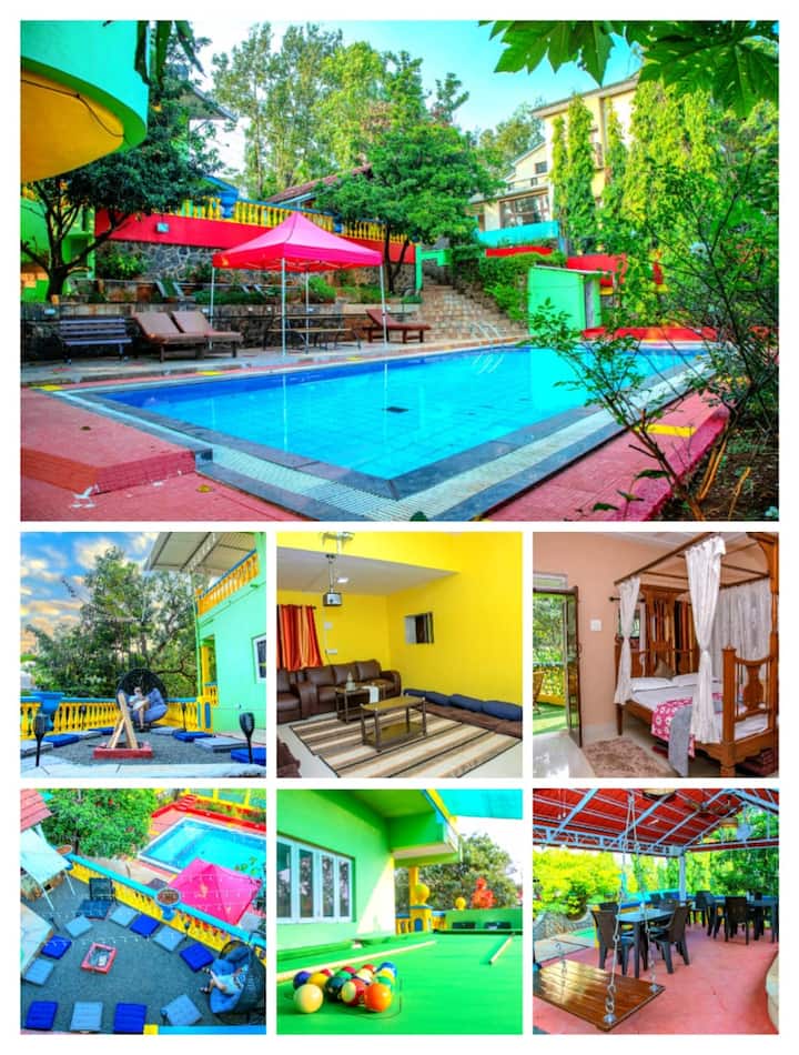 Rose Villa - Pvt Pool -3bhk - Lonavla