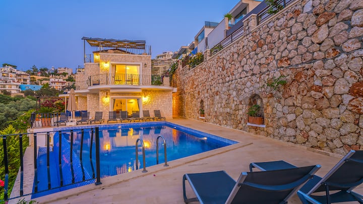 Sea View Villa For 10 Persons In Kalkan Kışla - Kalkan