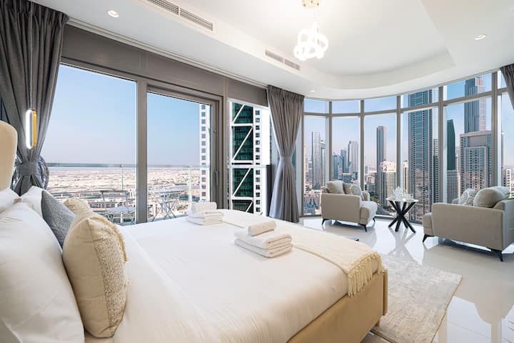 2br High Floor Infinity Pool - Burj Khalifa View - Dubai