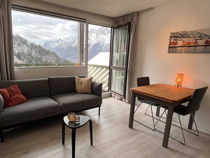 Ski In-ski Out, Appartement Au Cœur D'oz Station - Allemont