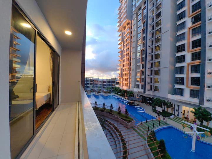 K Avenue Balcony View Studio (5 Mins To Airport) - Putatan