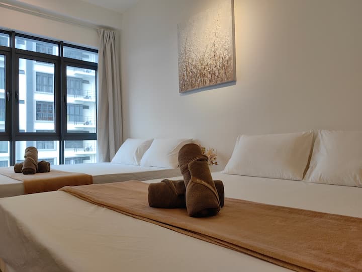 K Avenue Comfort Studio 3 Pax (5 Min To Airport) - Putatan