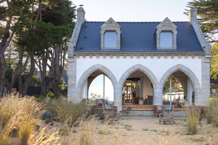 Prieuré 336m2 Front Baie | Piscine | Sauna Hammam - Quiberon