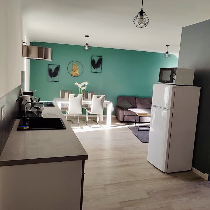 Confortable Meublé T3 Le Lila - La Motte 22600 - Plouguenast