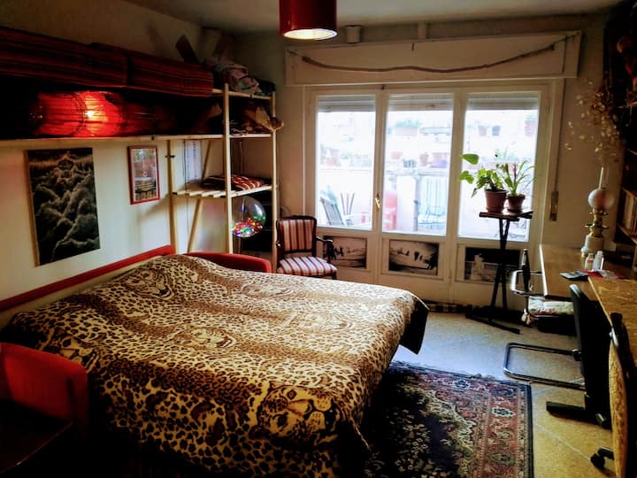 Big Artis Room With Terrace - 리보르노