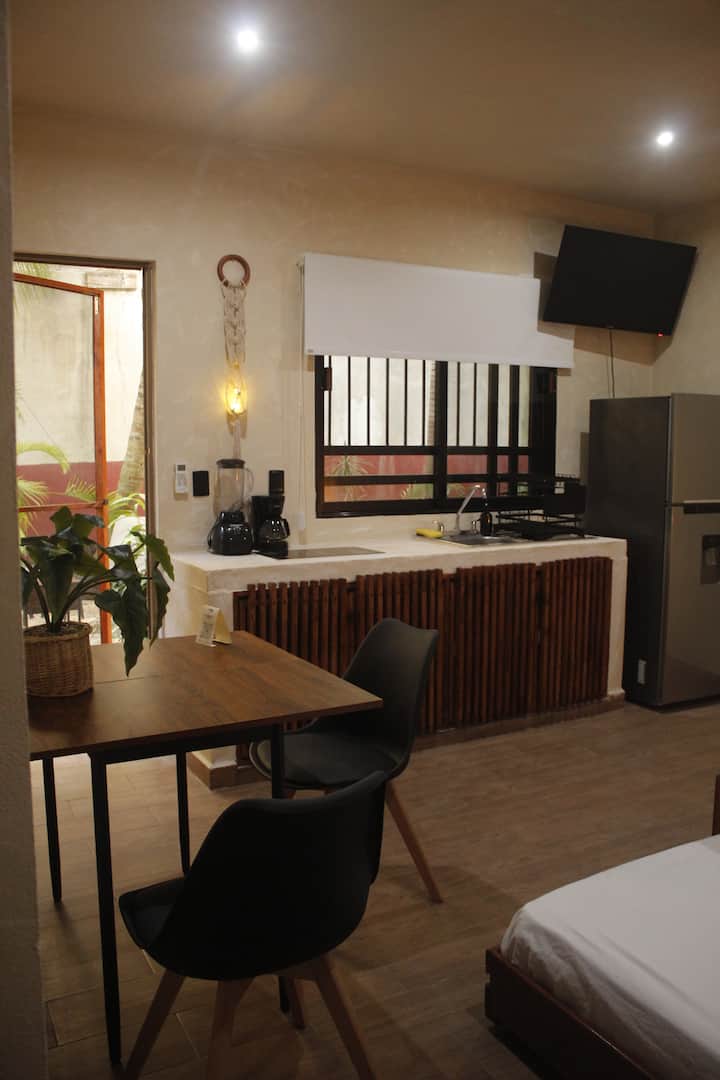 Céntrico Estudio Para 4 Personas - Tulum